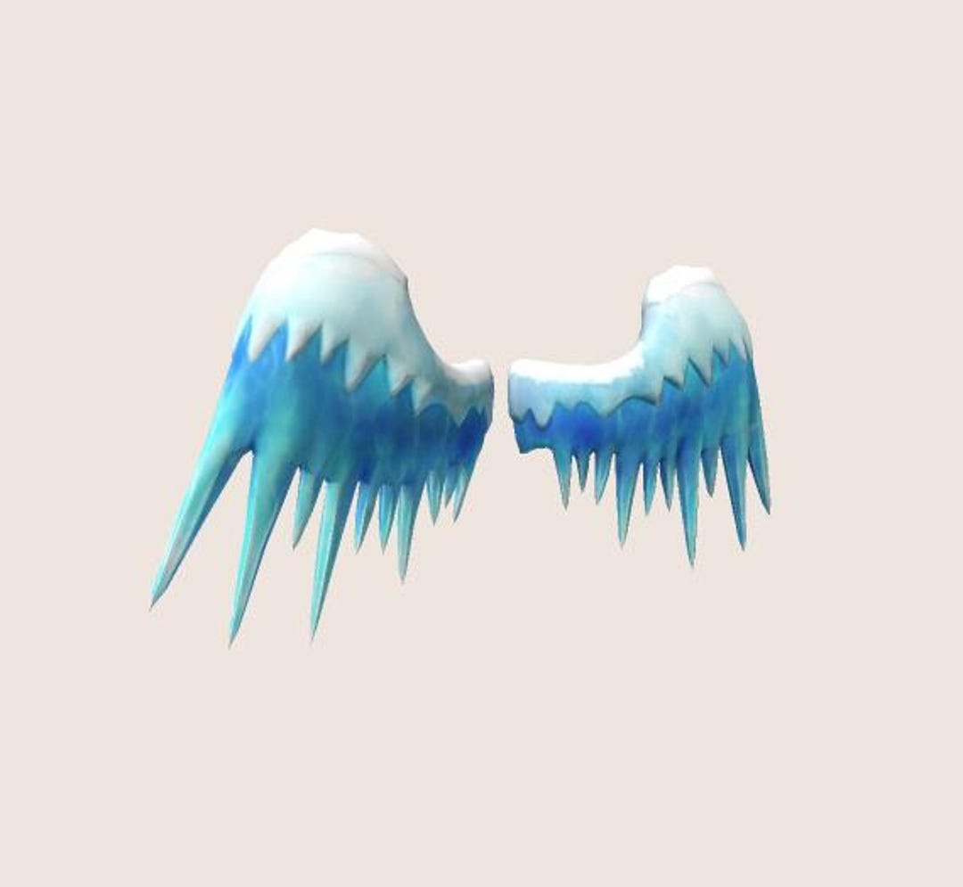 Roblox DLC Snow Covered Ice Wings Limited Edition *DIGITAL Code ...