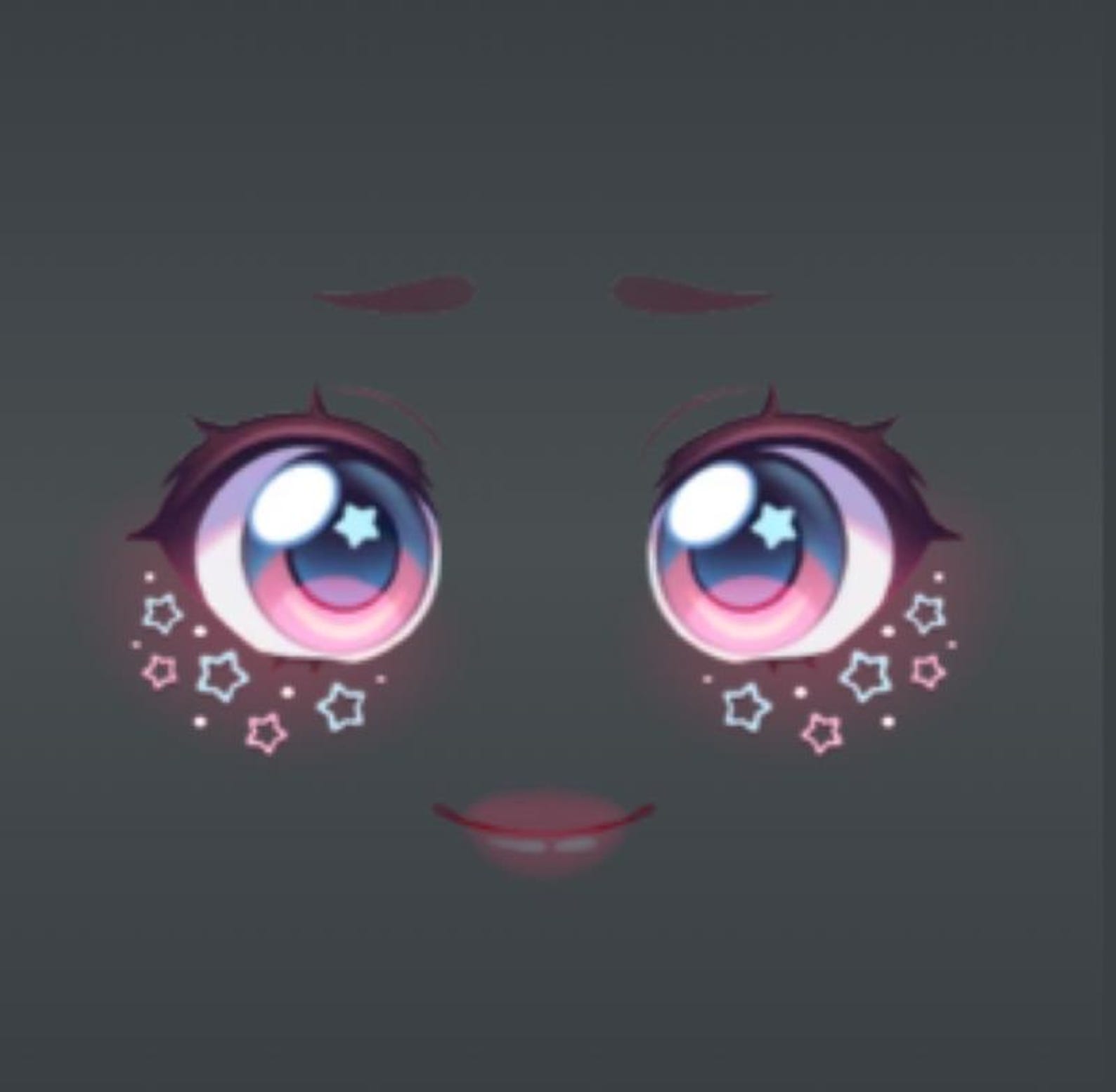 Roblox DLC Starry Eyes Sparkling Face Limited Edition *DIGITAL Code ...