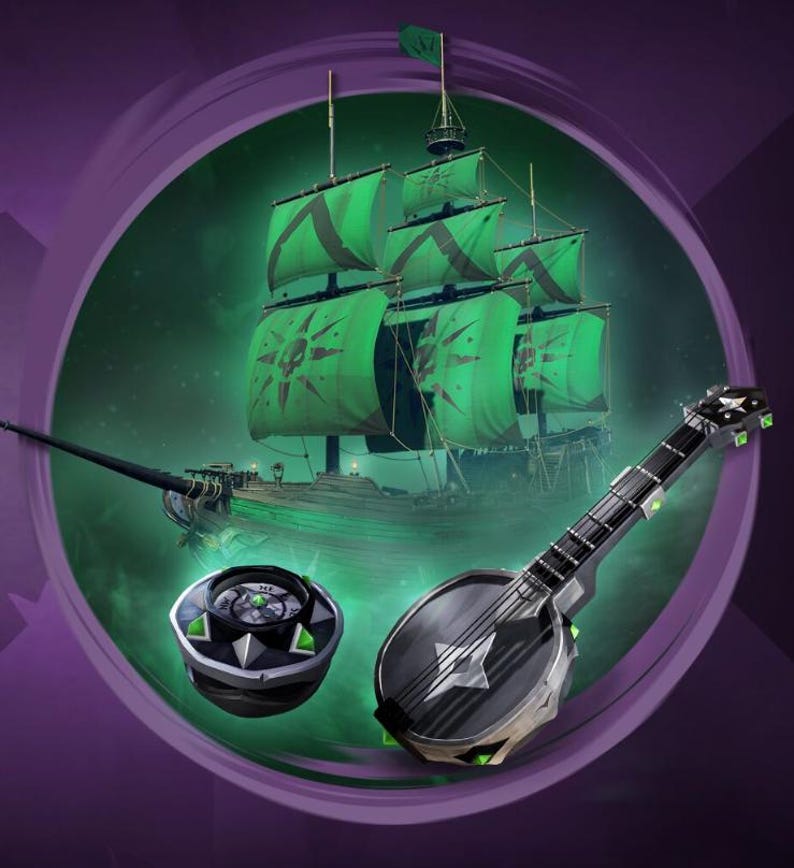 Sea of Thieves DLC Obsidian Banjo Pack Limited Edition DIGITAL CODE ...