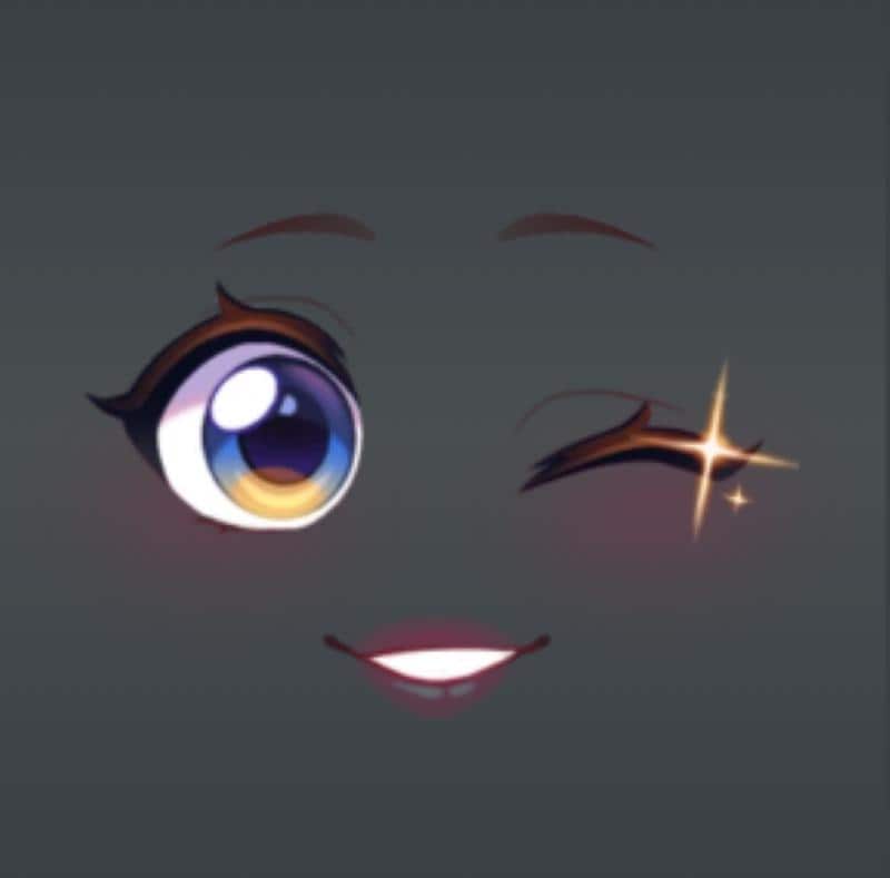 Roblox DLC Sparkling's Friendly Wink Face Limited Edition *DIGITAL Code ...