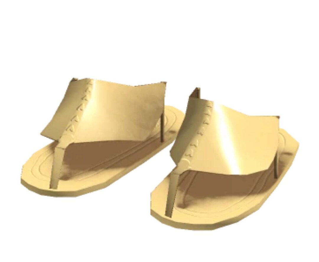 Roblox DLC Golden Sandals Accessory Rare *DIGITAL Code* Worldwide | the ...