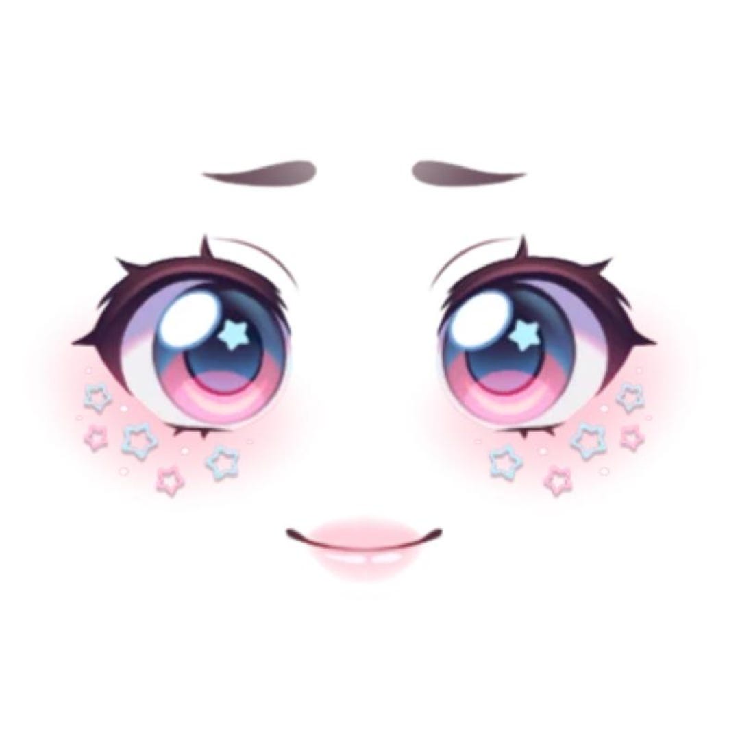 Roblox DLC Starry Eyes Sparkling Face Limited Edition *DIGITAL Code ...