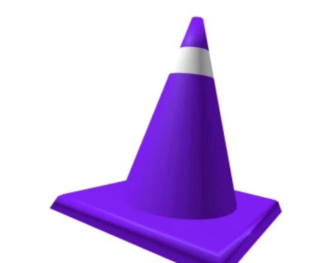Roblox DLC Purple Traffic Cone Limited Edition *DIGITAL Code* Worldwide ...