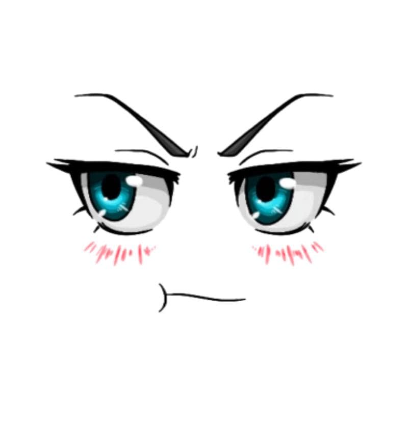 Roblox DLC Tsundere Expression Face Limited Edition *DIGITAL Code ...