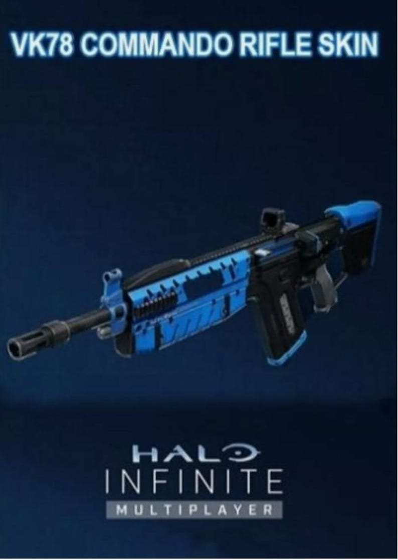 Halo Infinite DLC Zeta Sky Commando Rifle Skin Limited Edition *DIGITAL ...