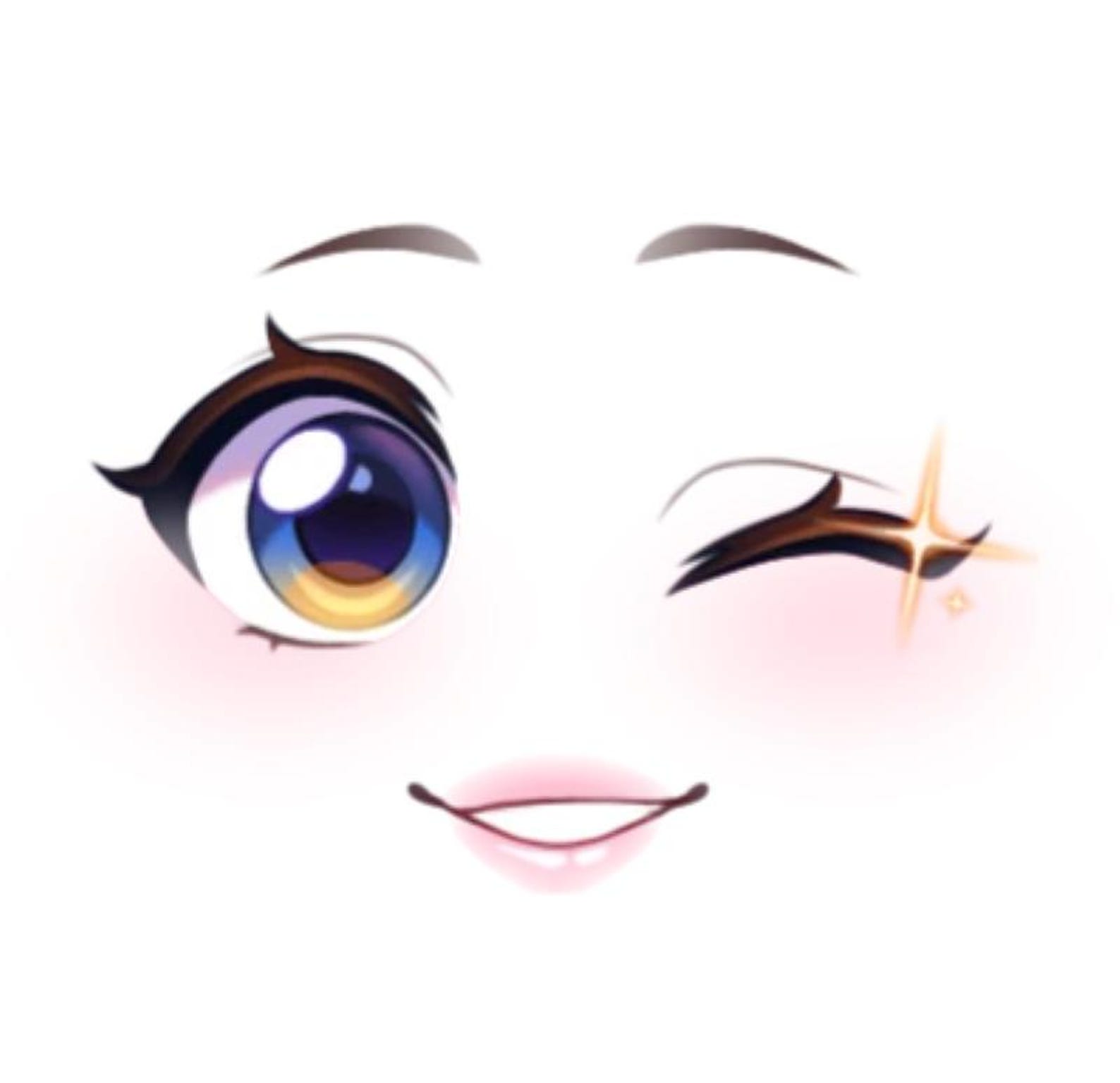 Roblox DLC Sparkling's Friendly Wink Face Limited Edition *DIGITAL Code ...