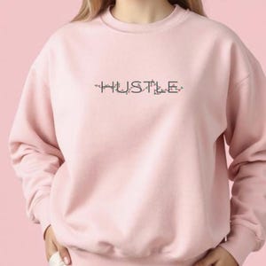 Festive Hustle Christmas Lights Holiday Sweatshirt - Etsy