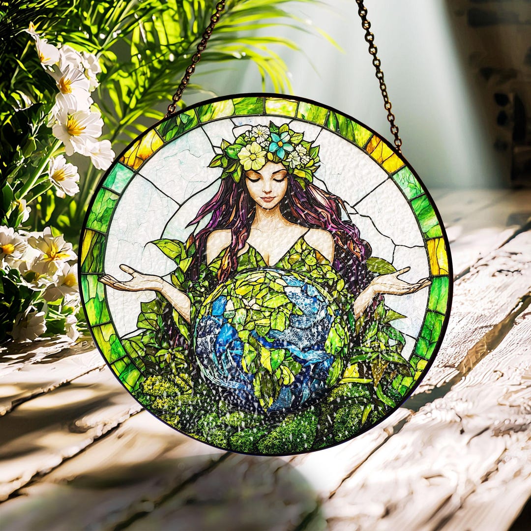 Forest Fairy Suncatcher, Fairy Light Catcher Enchanted Forest Fairy ...