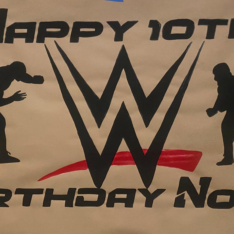 Wwe Birthday Invitations - Etsy