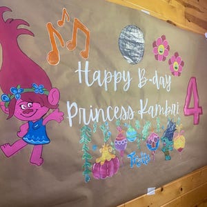 Trolls Banner - Etsy
