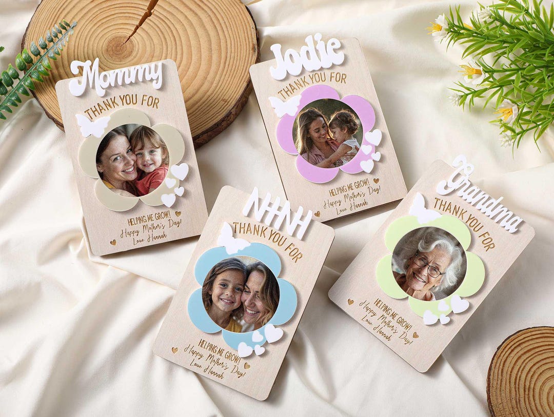 Floral Mothers Day Fridge Magnet,mom Fridge Photo Magnet,mother’s Day ...