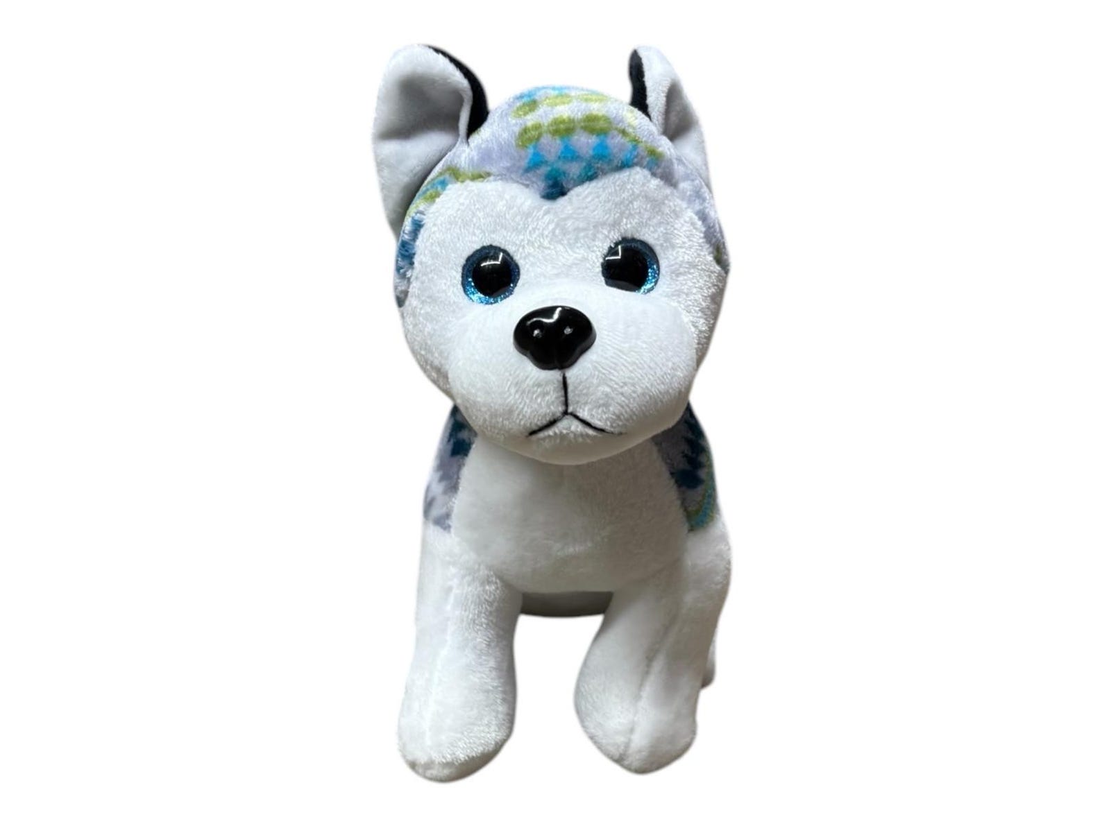 Turquoise Plush Wolf: Southwestern Native American Style Stuffed Animal ...