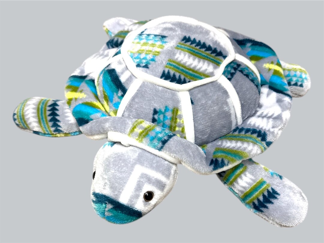 Plush Turtle: 16" Turquoise Stuffed Animal Toy - Etsy