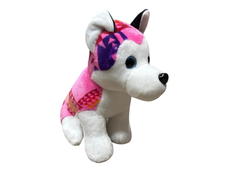 Turquoise Plush Wolf: Southwestern Native American Style Stuffed Animal ...
