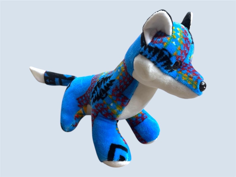 Native-inspired Plush Fox – 12 Inch Soft Toy - Etsy