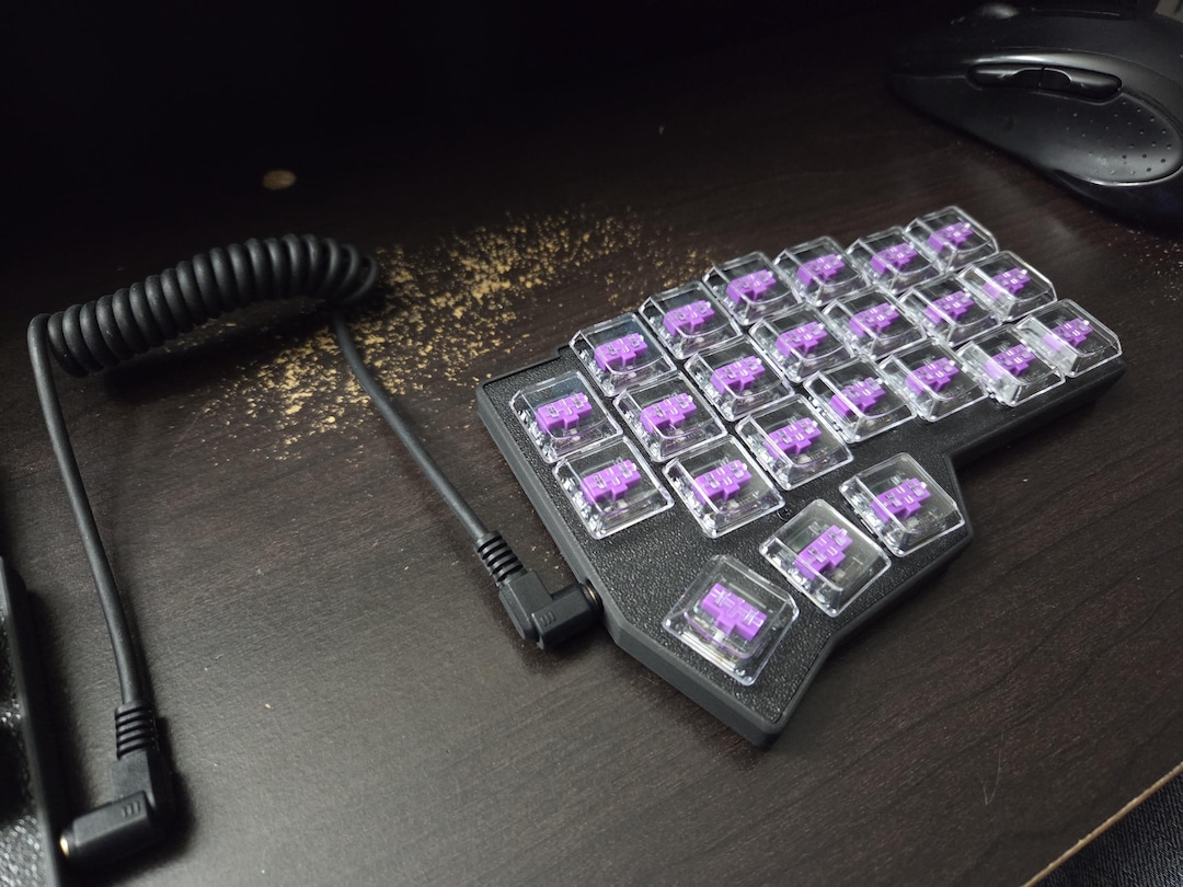 Choc Low Profile Corne 4.1 Split Ergonomic Mechanical Keyboard - Etsy