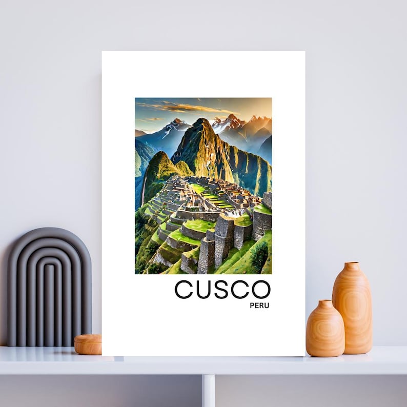 Cusco Peru Wall Art Frame Print Instant Digital Download Home & Office ...