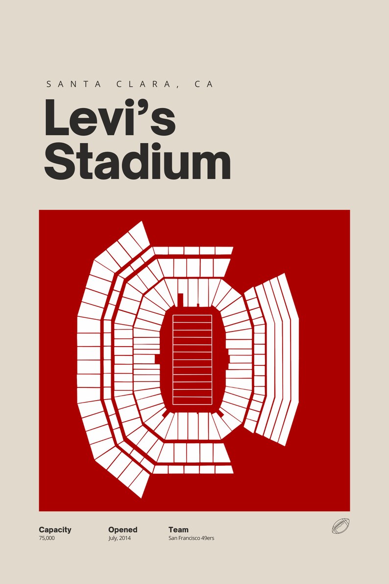 Sports Stadium Wall Poster - Etsy