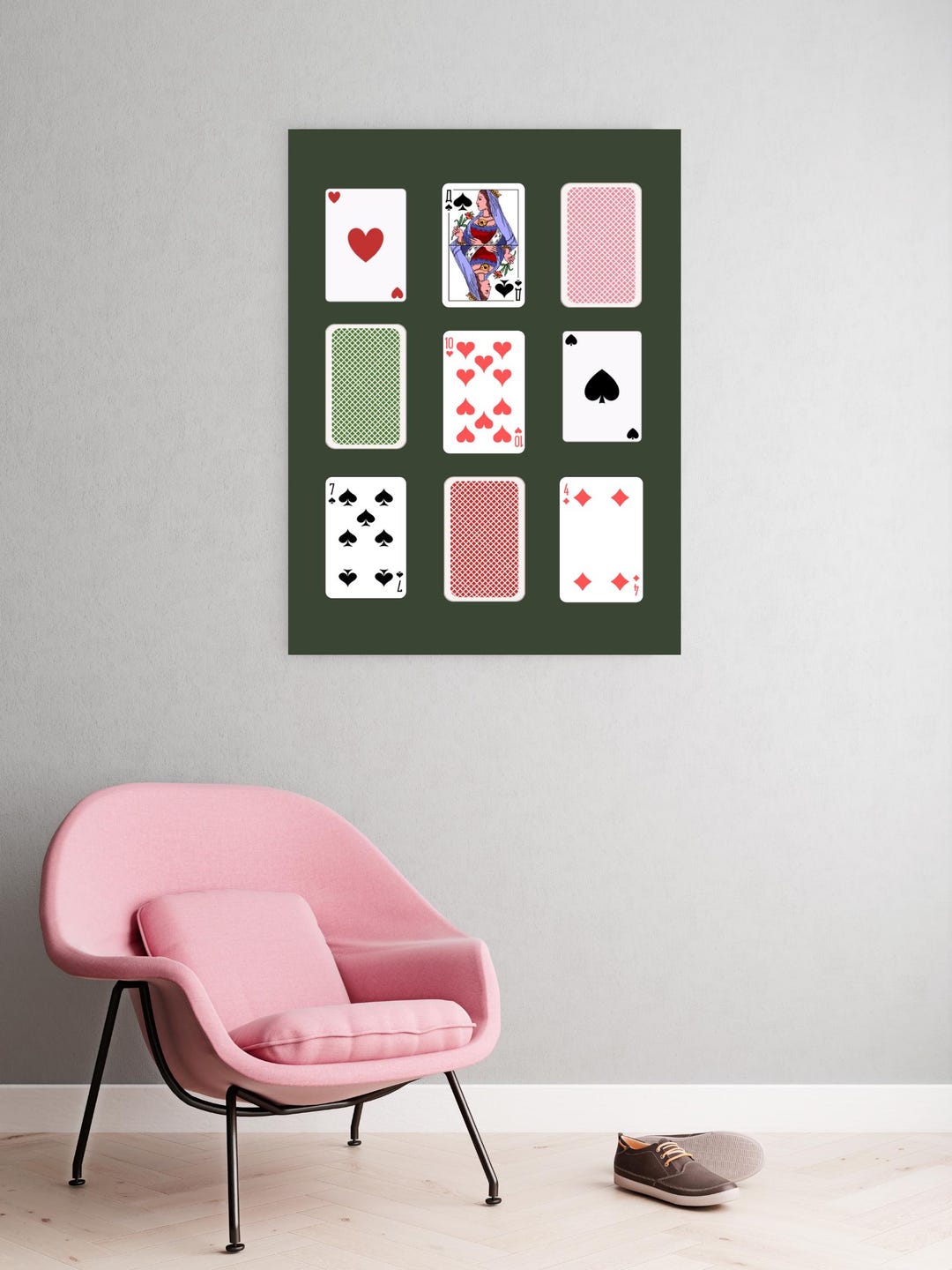 Green Card Table Digital Download - Etsy