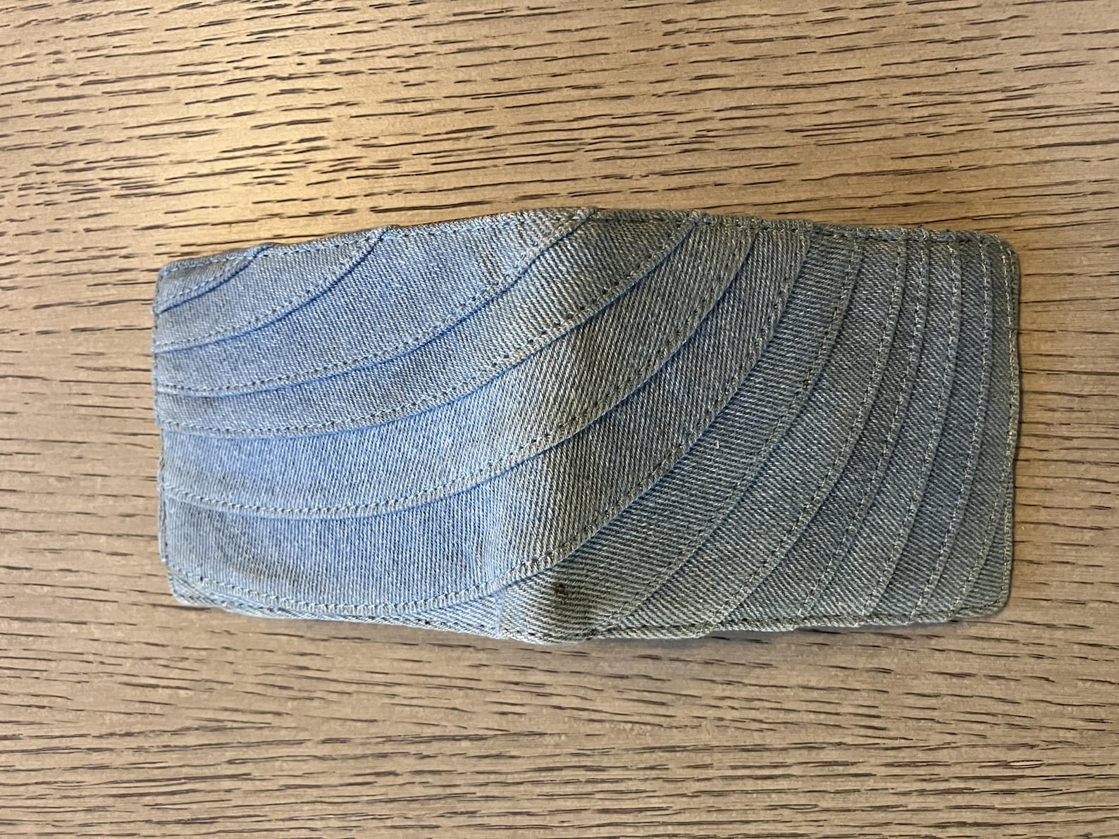 Perfectly Imperfect Blue Denim Wallet – Minor Cosmetic Flaws ...