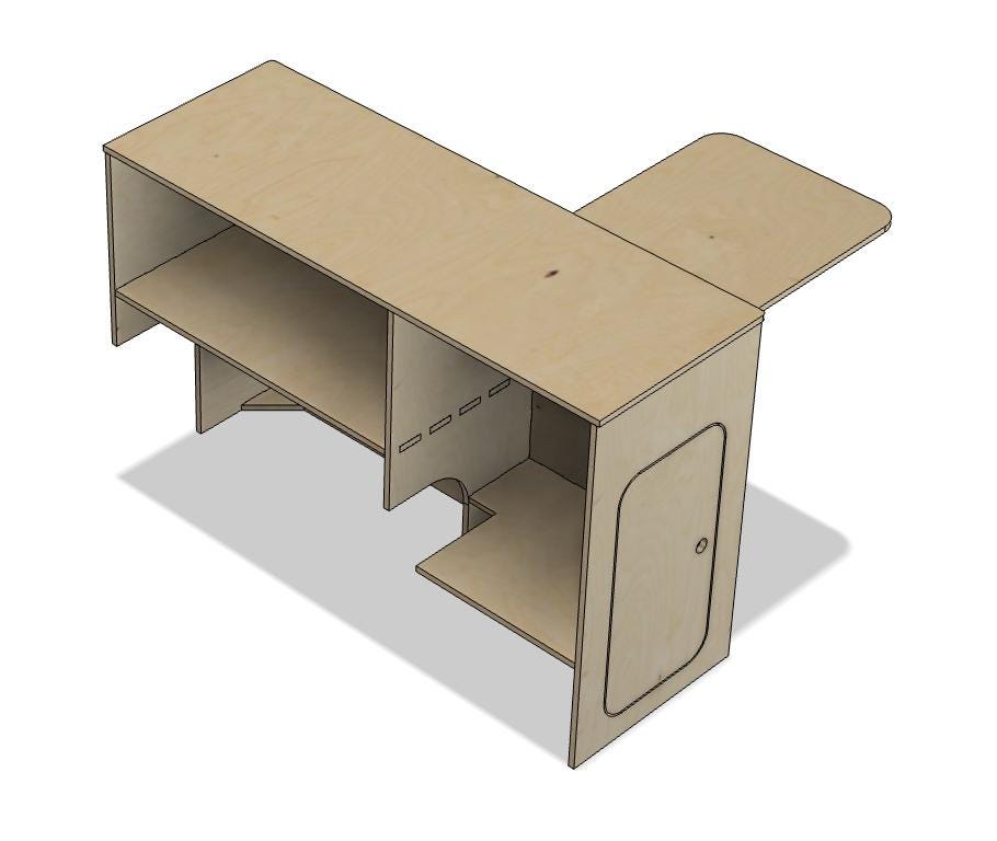 Campervan / Van / Van Side Console Plans - DXF Files for CNC - 15mm or ...