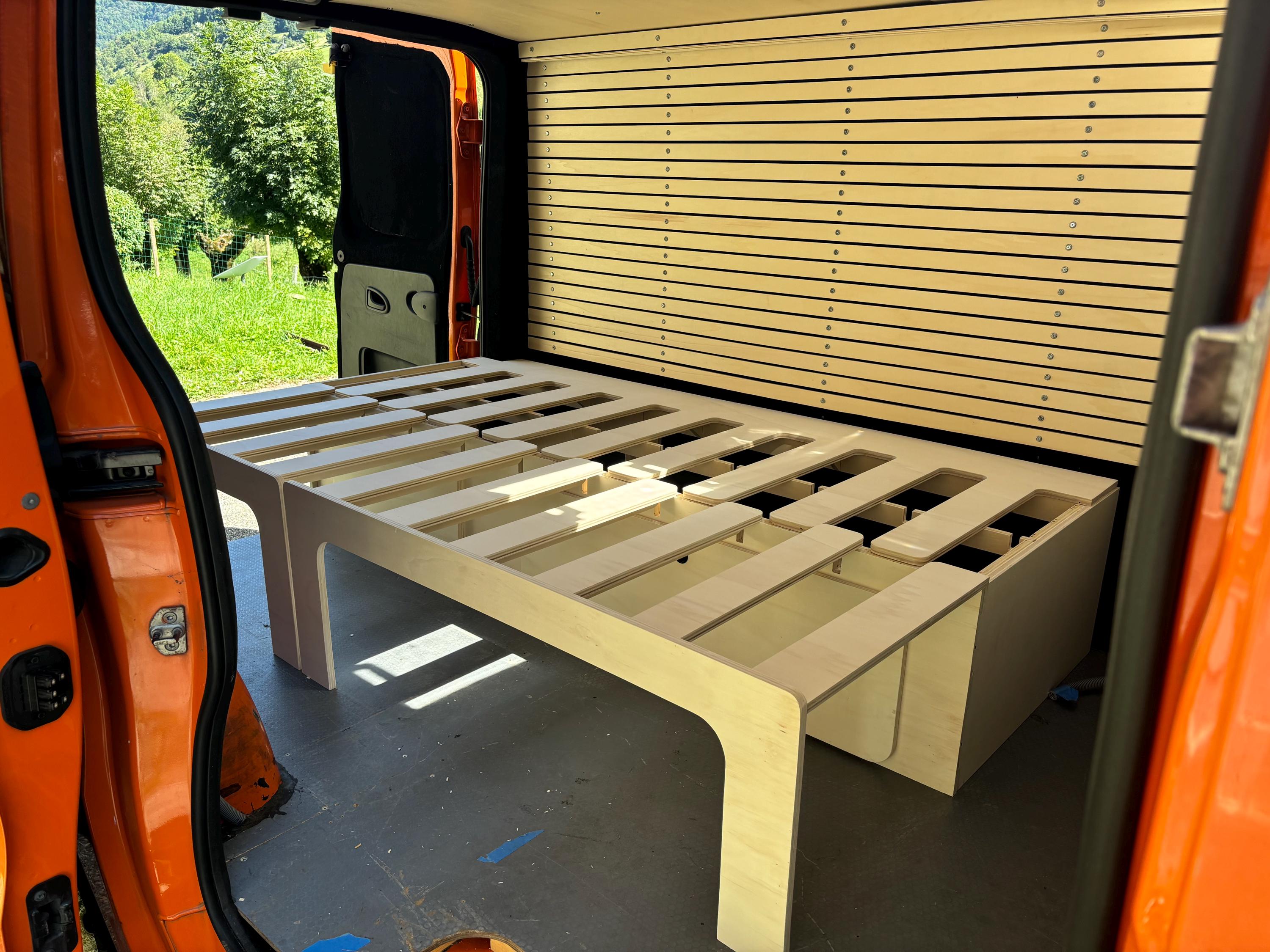 Plans lit peigne de camping-car / Van / Fourgon - 190 ou 180 cm ...