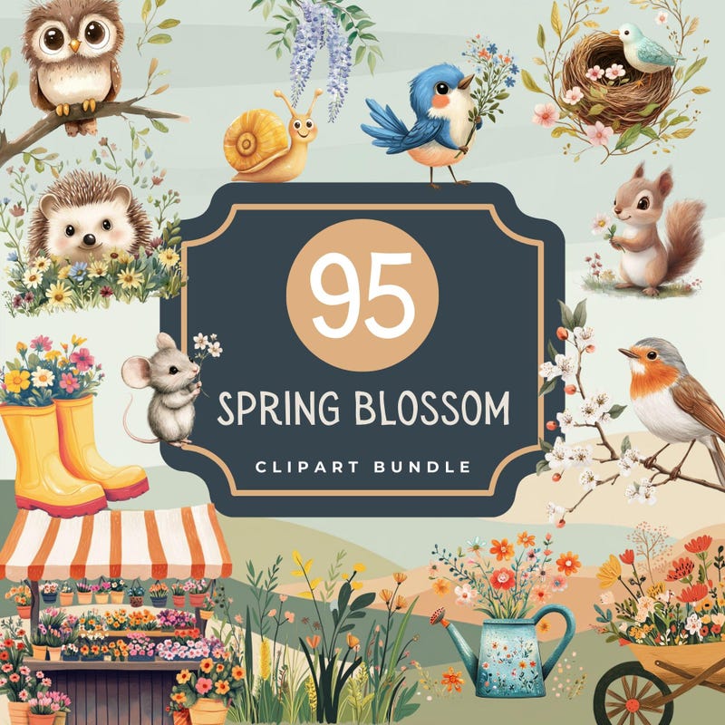 Spring Animals - Etsy