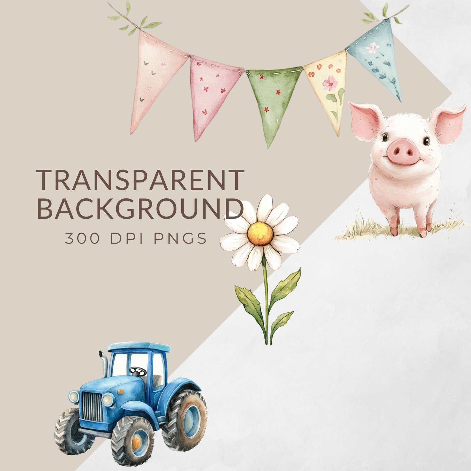 Old Macdonald Had A Farm Clipart Bundle | Sublimation PNG - Farmer ...