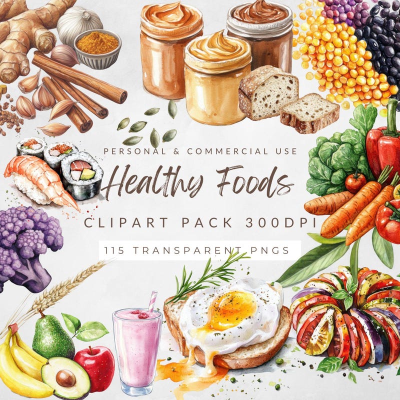 Food Clip Art - Etsy