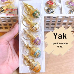 Ramayana Keychain Set (5 Pieces), Thai Version, Souvenirs From Thailand ...