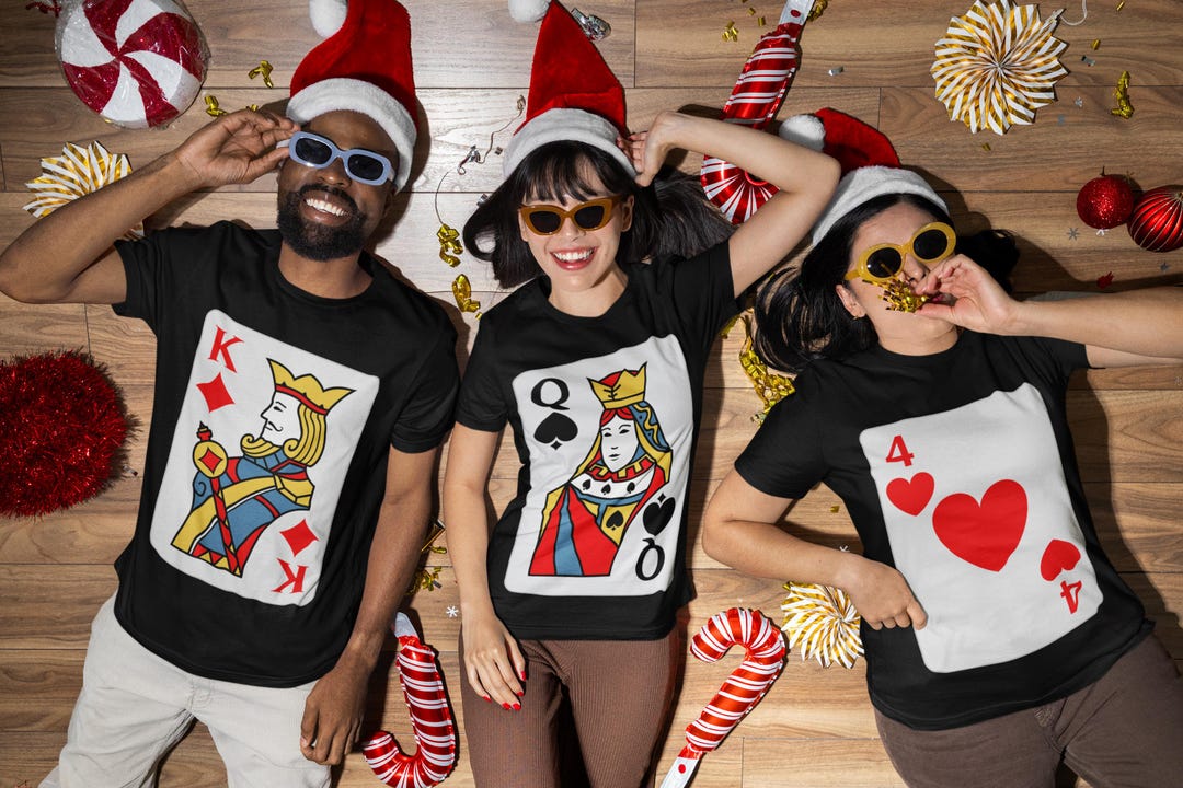 Deck of Cards Group Costume Shirts, Poker Outfit Cards Costume, Bridge ...