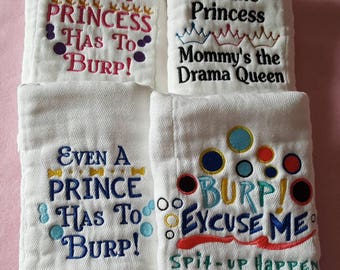 Sayings burp cloth | Etsy