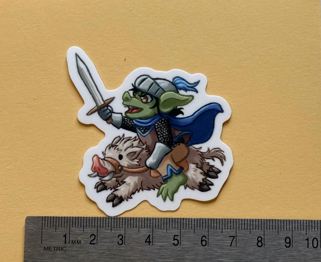 Goblin Cavalier Sticker - Etsy