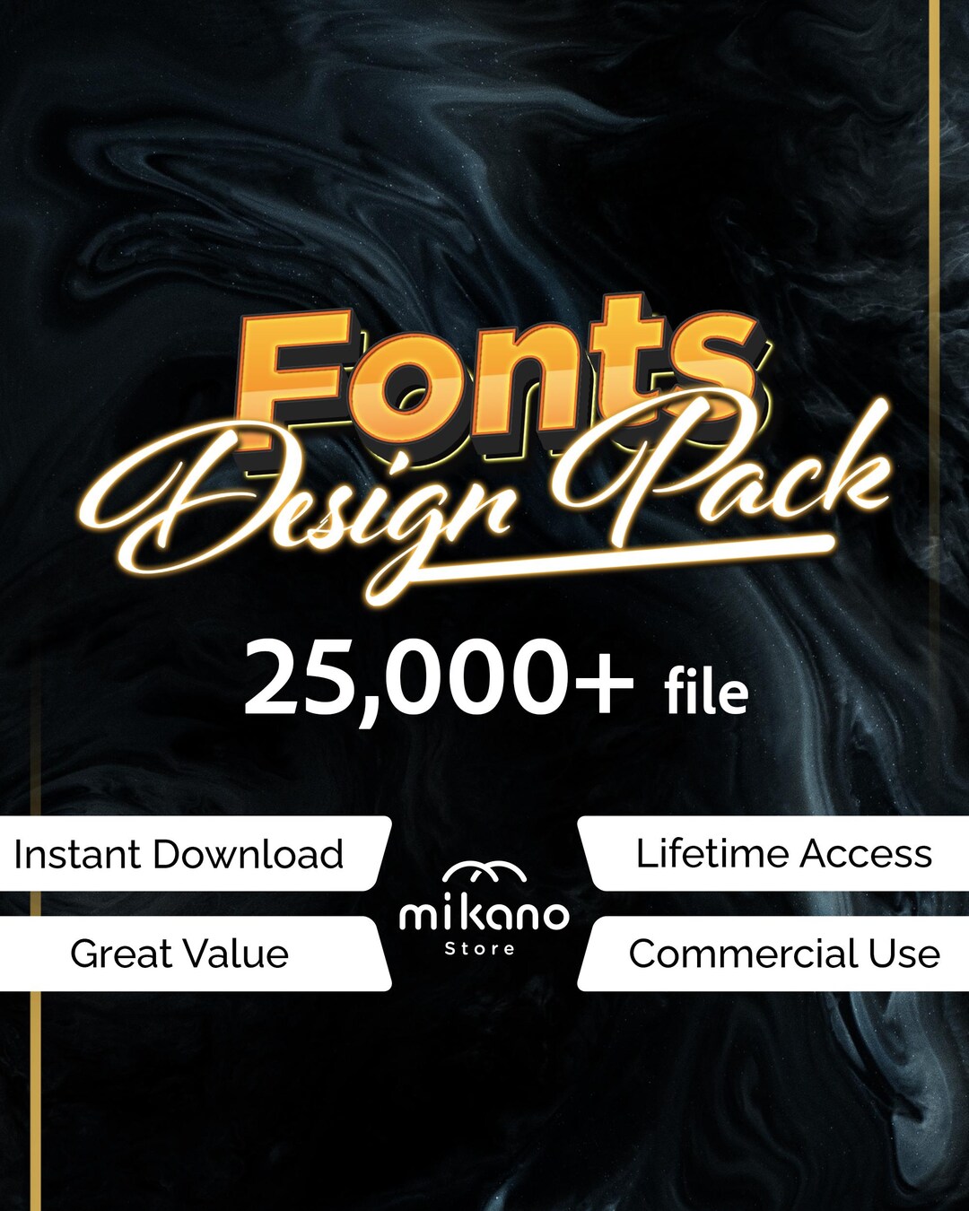 25,000 Font Commercial Use Bundle | SVG, TTF & OTF Font Pack for Cricut ...