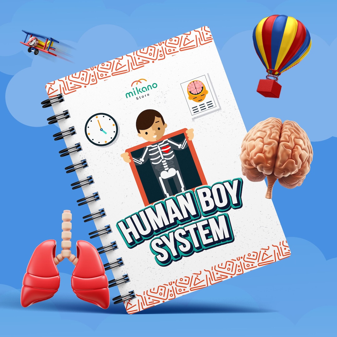 Human Body Systems Activity Book: Kids' Science Worksheets (20 A4 ...