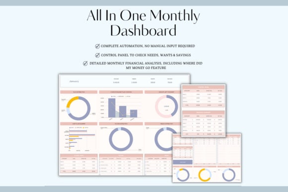 Student Planner Spreadsheet Template Google Sheet | Blush Pink ...