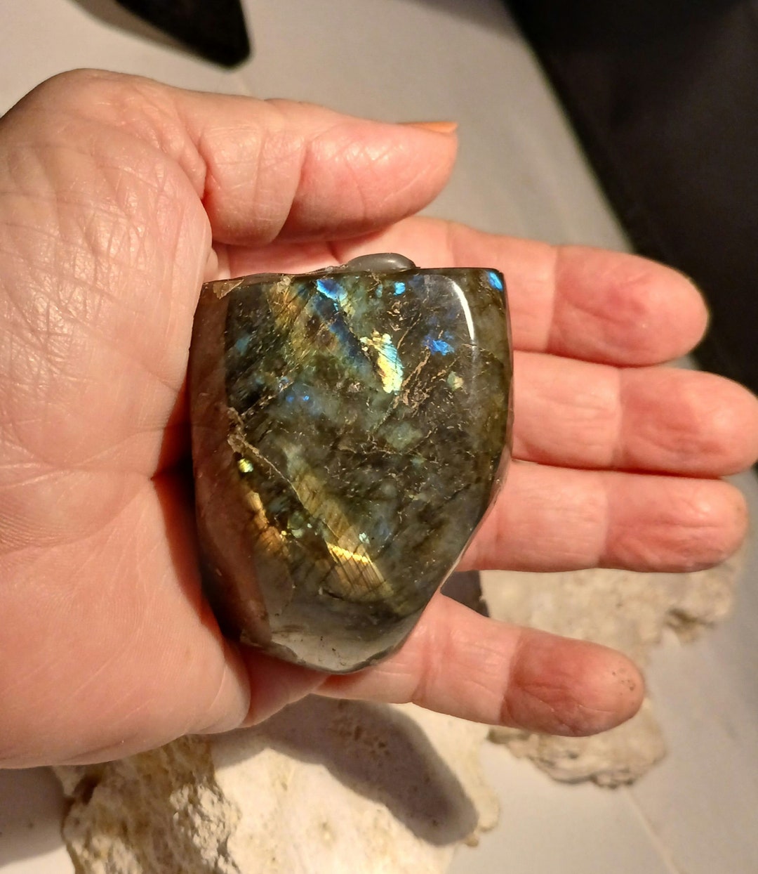 Labrodorite Stone for Home Decor Measures 2 X 2 X 2 Inches Metaphysical ...