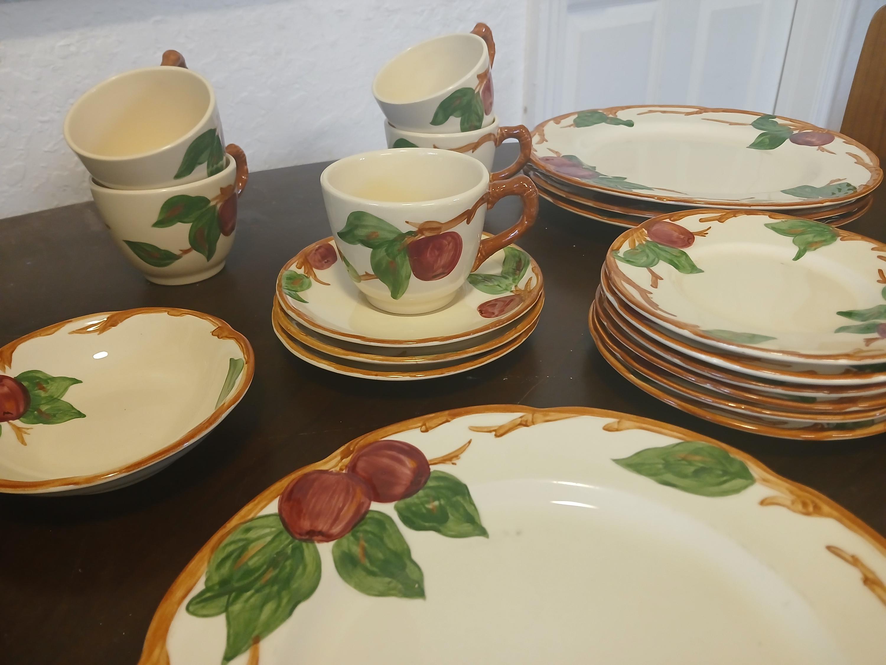 Franciscan Apple Pattern Earthenware Dishes Sold Individually Vintage ...