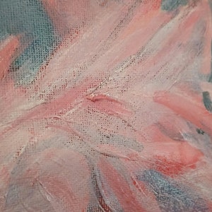 Flamingo in Storm PAINTING Original Acrylic on Canvas 11 X 14 by ...