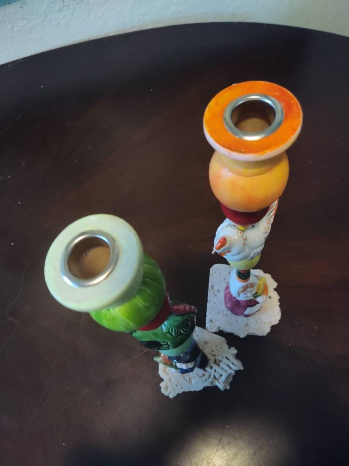 Vintage Thanksgiving Candlestick: Pilgrim & Chicken Salt Pepper Shaker ...