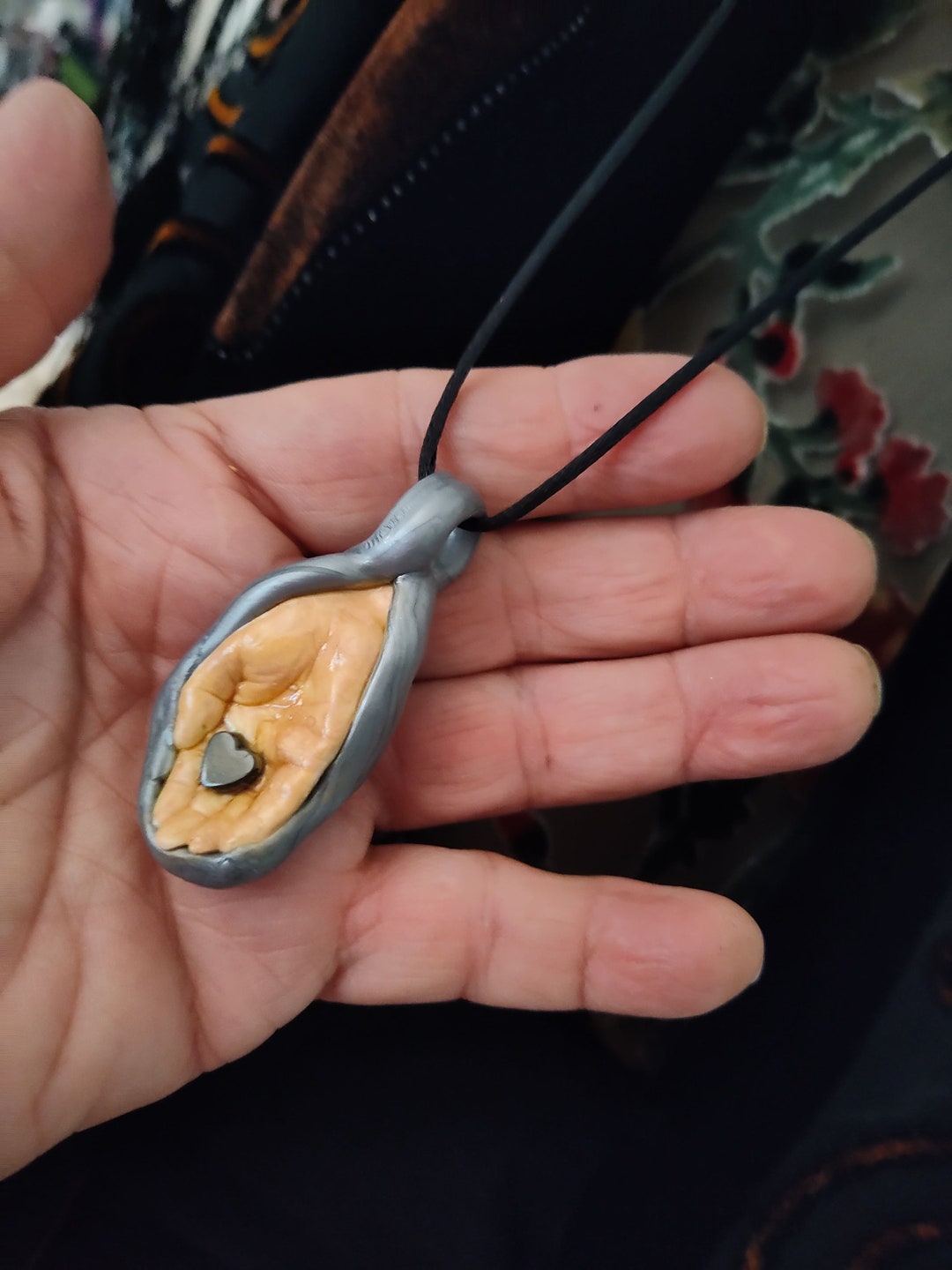 Heart Hand Pendant Healing HAND Gift Angels Hand Necklace Gift for ...