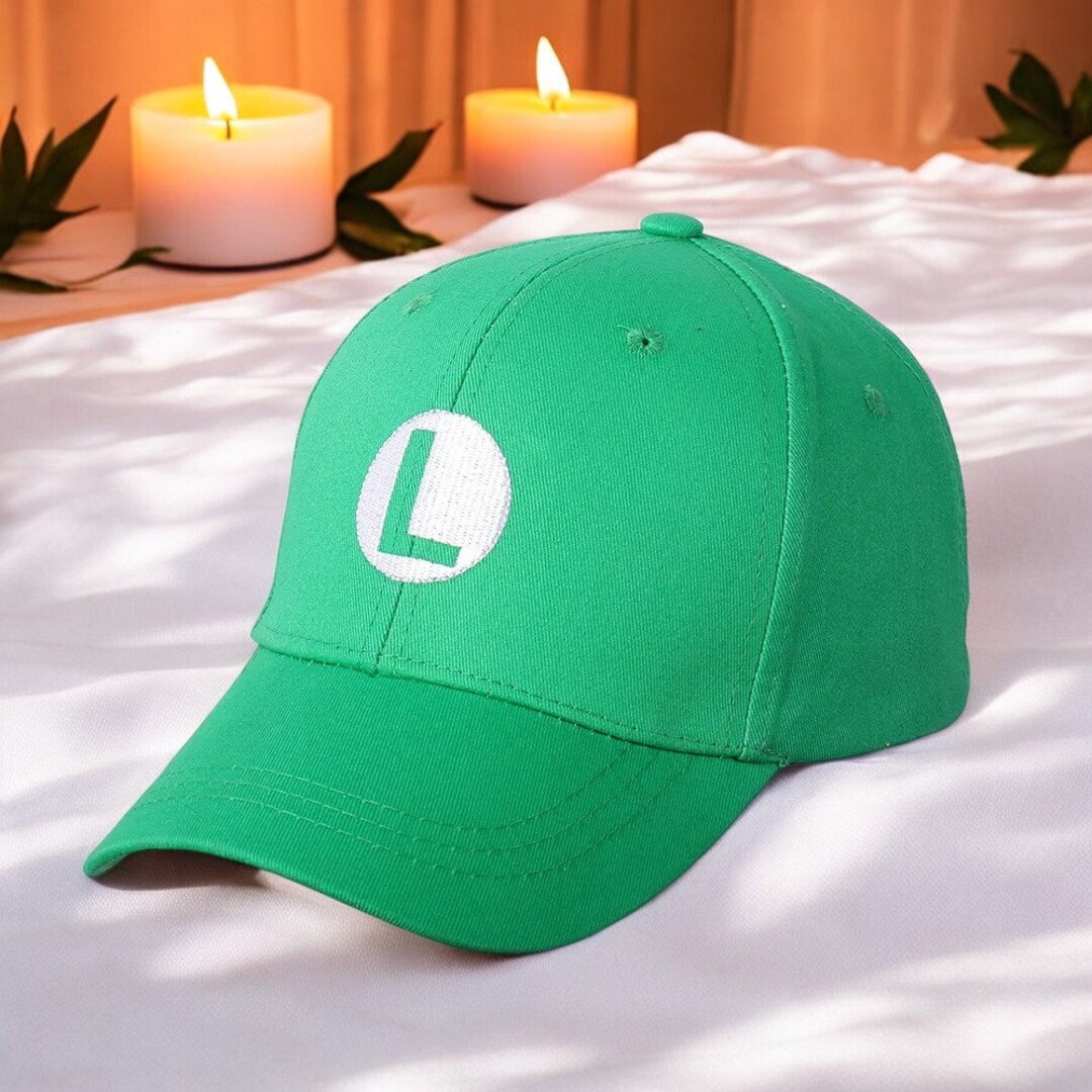 Super Mario Bros Cap Embroidered Washed Cotton Cap Mario Luigi Wario ...