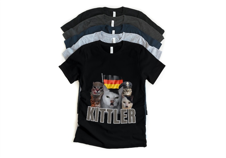 Camiseta de Kittler Cat: Diseño divertido de meme animal (descarga ...