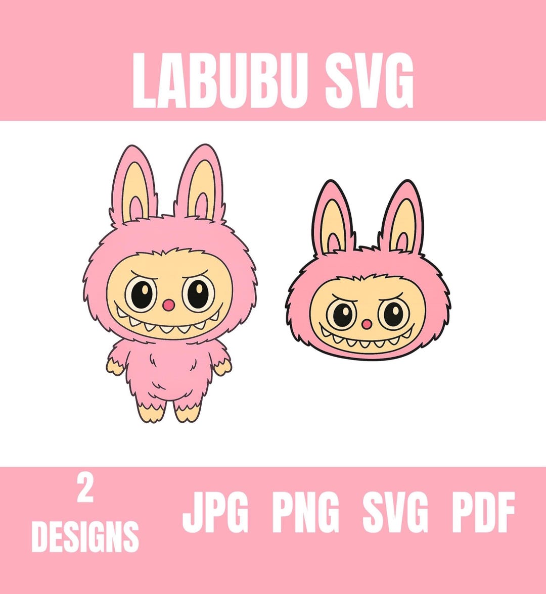 Designs de Labubu Svg, Labubu PNG, Sublimação de Labubu, Design de ...