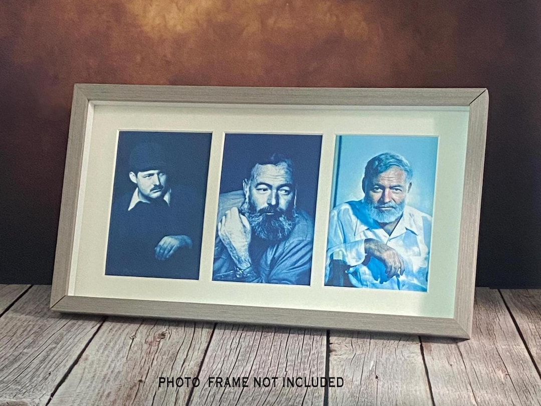Ernest Hemingway Mini Poster Set — “the Making of Legends” | Set of 3 ...