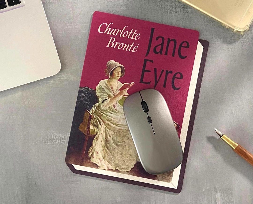 Jane Eyre Mouse Pad: 3D Novel Design, Book Lover Gift - Etsy