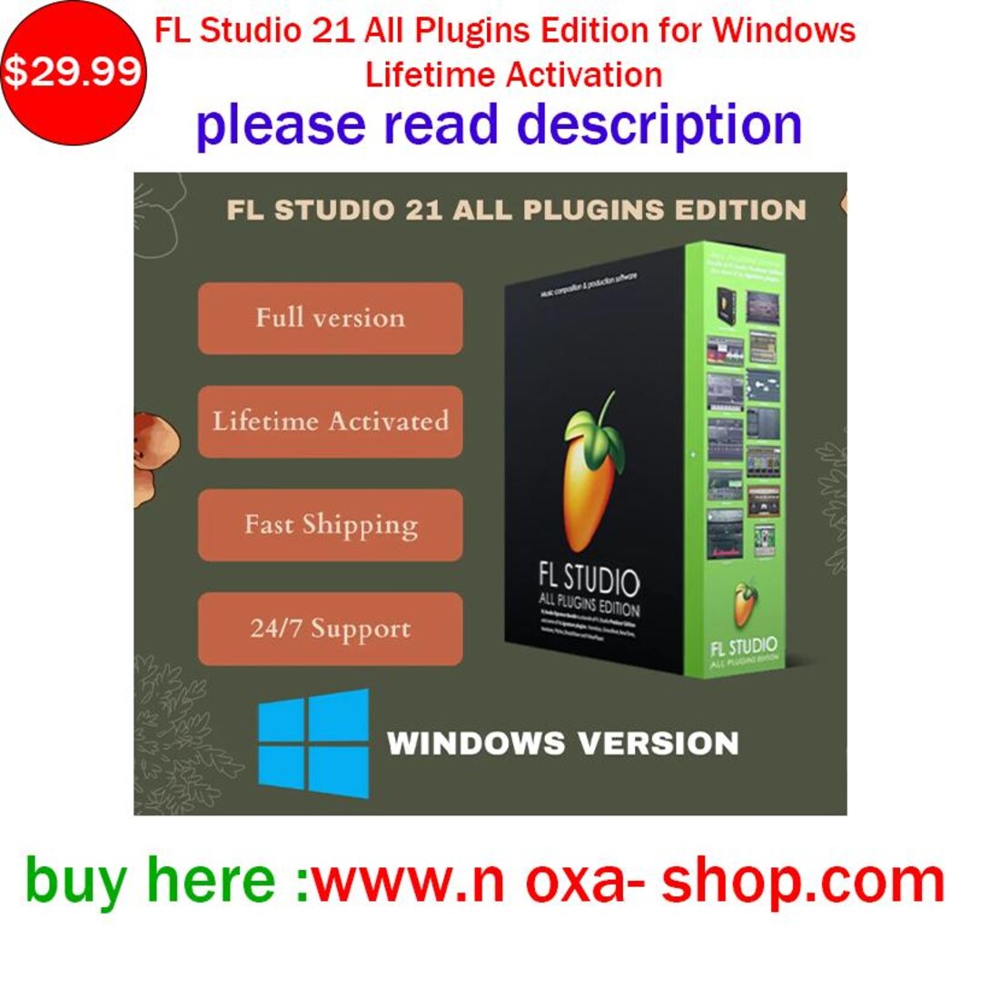 FL Studio 21 All Plugins Edition for Windows Lifetime Activation - Etsy