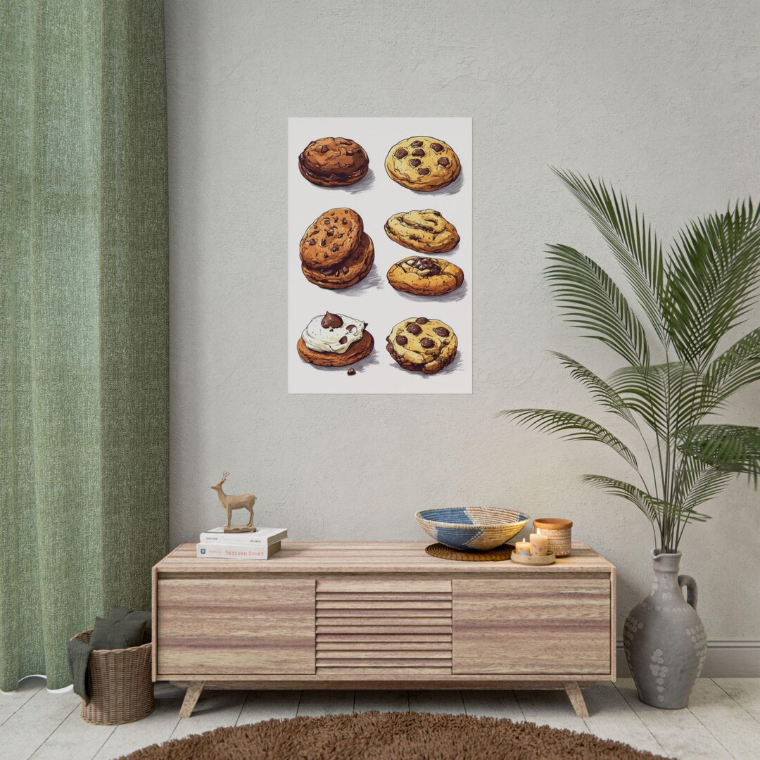 Rolled Posters - Cookie Lover Poster, Baker Gift, Kitchen Wall Art ...