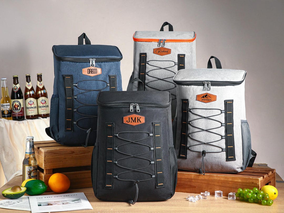 Custom Beer Cooler Backpack for Bachelor Party, Personalized Hiking ...