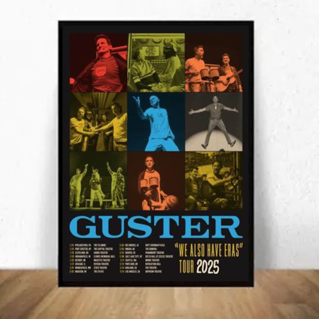 2025 Guster Eras Tour Poster - Etsy